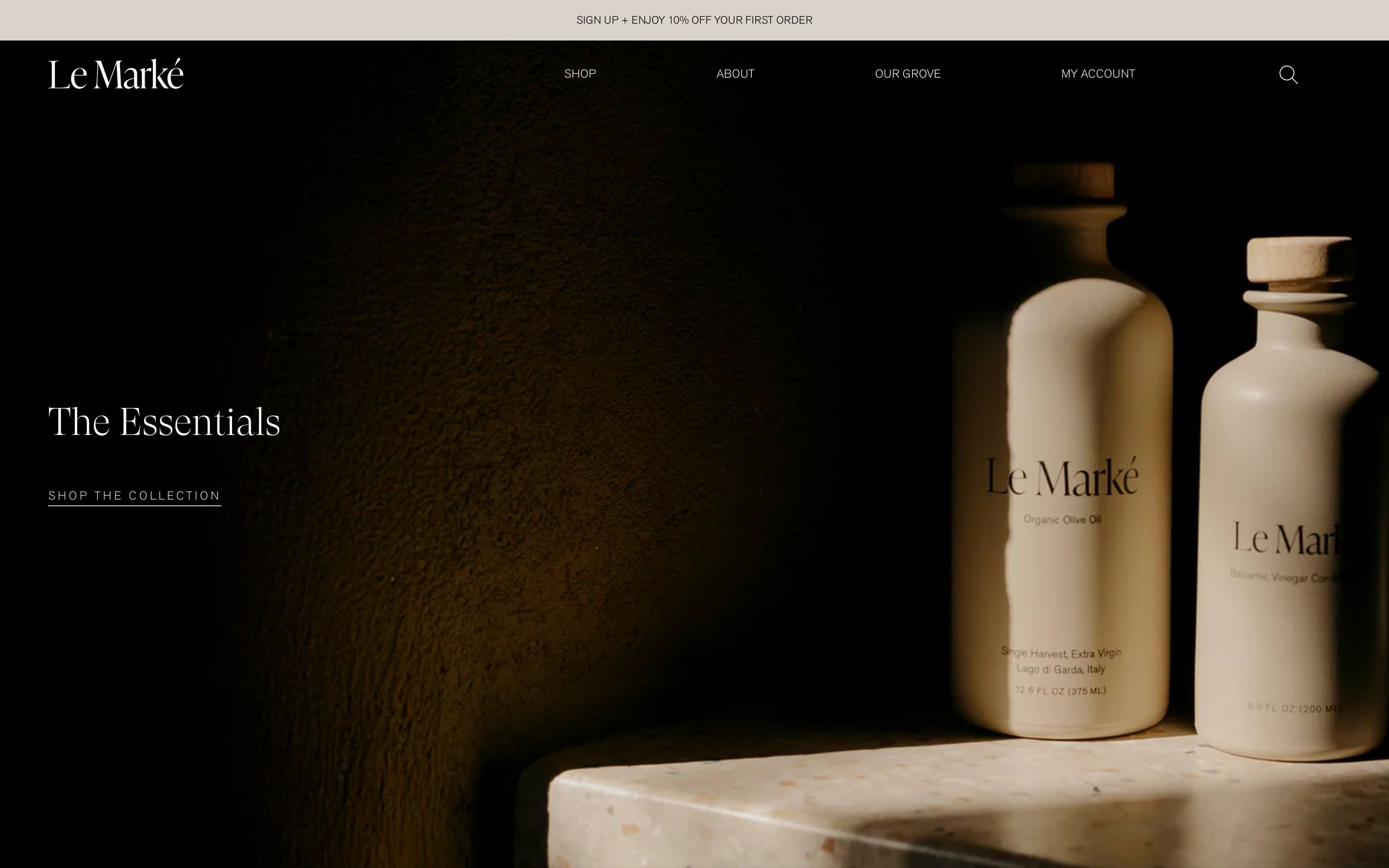 Le Marke - website design | MaxiBestOf